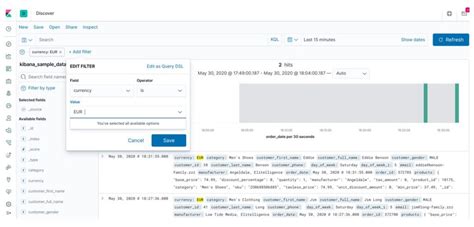 Kibana Query Kibana Discover Kql Nested Query Examples