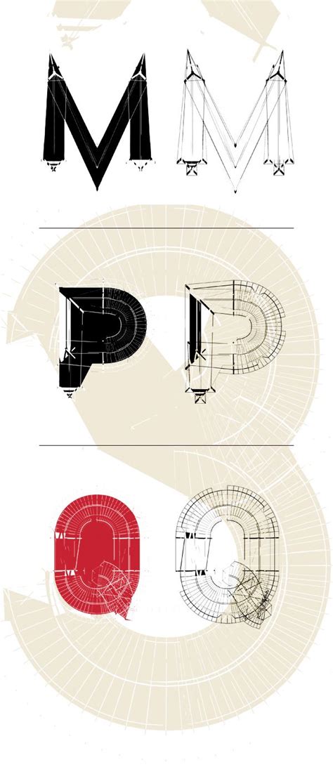 Type Deconstruct On Behance Graphic Design Packaging Typographic
