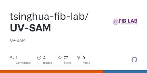 uv sam readme md at main · tsinghua fib lab uv sam · github