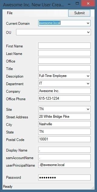 Active Directory User Creation Tool Email Spiceworks Community