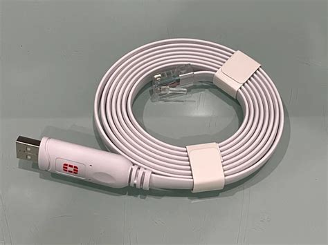 Fortinet Usb To Rj45 Serial Rs232 Console Cable 17m Fortigate