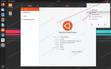Comment Redémarrer Le Réseau Sur Ubuntu 2004 Lts Focal Fossa Ilinuxgeek