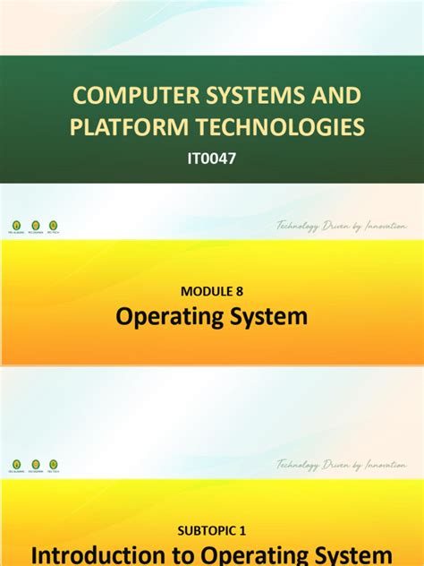 M8 Main Operating Systems V1 Pdf Operating System Computer File