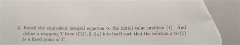 Solved Exercise 2 50 Pts Consider The Following Initial