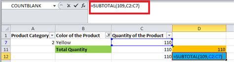 subtotal with countif function in microsoft excel tpoint tech