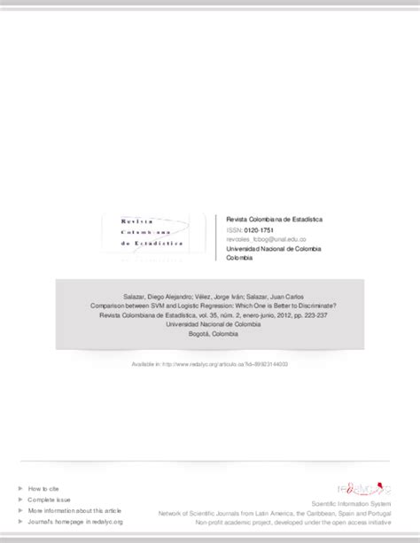 pdf comparison between svm and logistic regression which one is