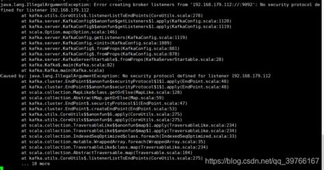 Kafka集群部署及基本操作no Security Protocol Defined For Listener Plaintex Csdn博客
