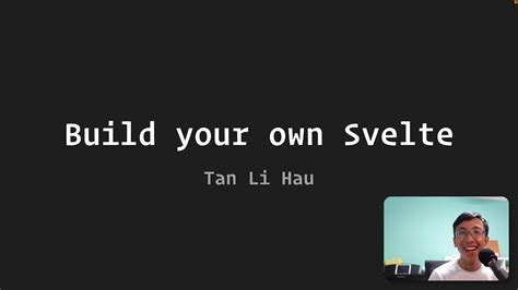 Build Your Own Svelte Youtube