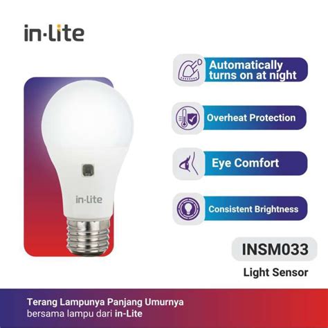 Jual Lampu Led In Lite Sensor Cahaya 9w 9 Watt Menyala Otomatis Malam Di Seller Puncaksejahtera Jual Lampu Led In Lite Sensor Cahaya 9w 9 Watt Menyala Otomatis Malam Di Seller Puncaksejahtera