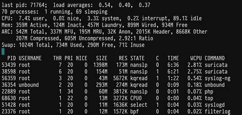 PfSense Uses 100 Of Swap But Only 10 Of Memory Netgate Forum