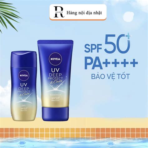 Kem Chống Nắng Nivea Uv Deep Protect And Care Nhật Bản Spf50 Pa Bảo