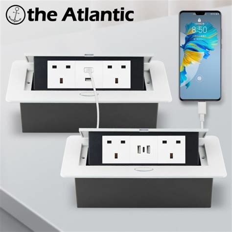Uk Saudi Arabia Ireland Desktop Socket Outlet With Usb Recessed Plug Pop Up Table Power Strip