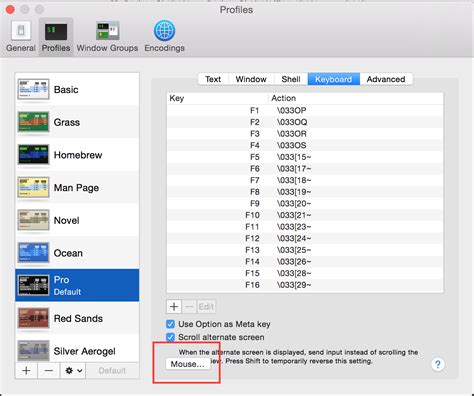 Macos Tmux Doesn T Respond To Scroll In OS X Yosemite Terminal Super User