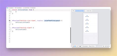 How To Use The New Swiftui Preview Macro