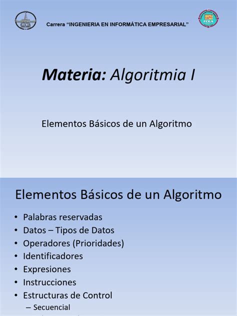 Instrucciones y Estructuras | PDF | Algoritmos | Variable (informática)