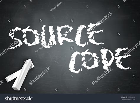 blackboard source code wording stock illustration 171119618 shutterstock