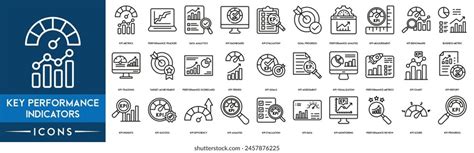 Key Performance Indicators Icon Kpi Metrics Stock Vector Royalty Free
