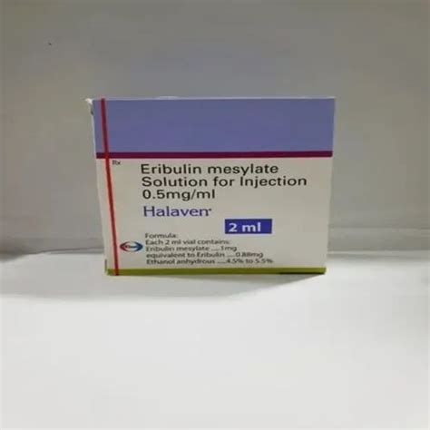 Halaven Eribulin Mesylate Injection At ₹ 28000 Vial In Nagpur Id 2850318410112