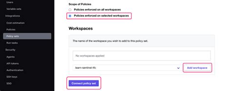 Upload Your Sentinel Policy Set To Terraform Cloud Terraform Hashicorp Developer