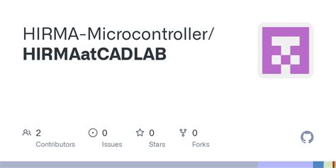 GitHub HIRMA Microcontroller HIRMAatCADLAB