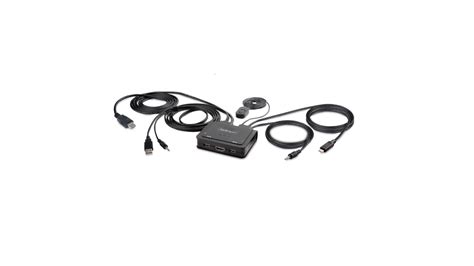 C2 H46 Uac Cbl Kvm 2 Port Displayport Hdmi Kvm Switch