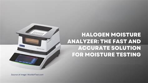 Halogen Moisture Analyzer The Fast And Accurate Solution For Moisture Testing Blunturi