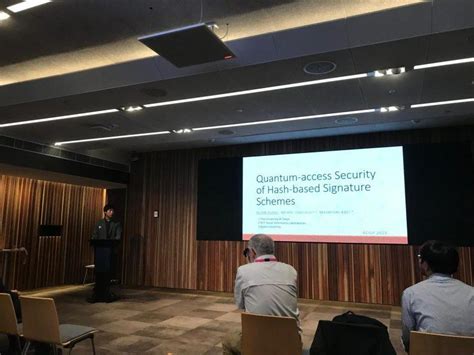 Karim Baghery On Linkedin Acisp 2023 Quantum Access Security Of Hash Based Signature Schemes