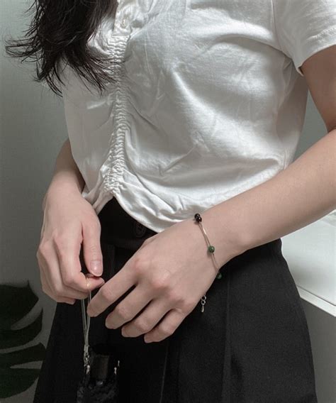 [그윽제작] 풀잎 팔찌 에이블리