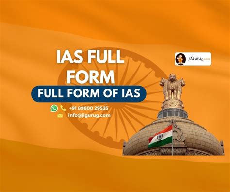 Ias Full Form Jigurug