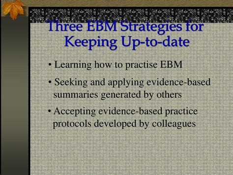 PPT Evidence Based Medicine EBM PowerPoint Presentation Free Download ID