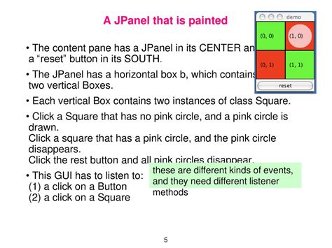 listening to events on guis ppt download