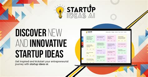 Discover New And Innovative Startup Ideas Startup Ideas Ai