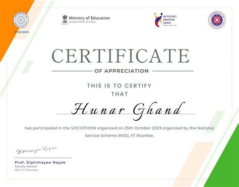 hunar ghand on linkedin delighted to have received a certificate of