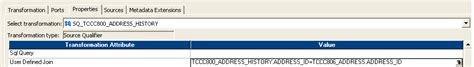 Informatica Source Qualifier Transformation