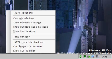 Classic Context Menu Needs Reimplementing Issue WinClassic SimpleClassicTheme Taskbar