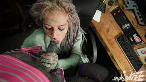 Heavily Tattooed Girl Lily Lu Sports A Butt Plug While Having Sex