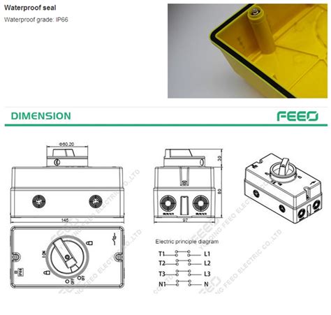 Explosion Proof Single Pole 35a 250v Isolator Switch Single Pole
