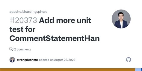 add more unit test for commentstatementhandler · issue 20373 · apache