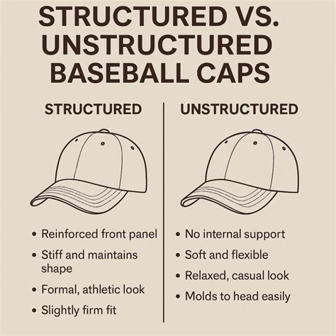 Structured Vs Unstructured Baseball Caps Sumkcaps