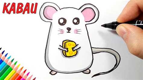 КАВАЙНЫЙ РИСУНОК Как нарисовать КРЫСУ Youtube