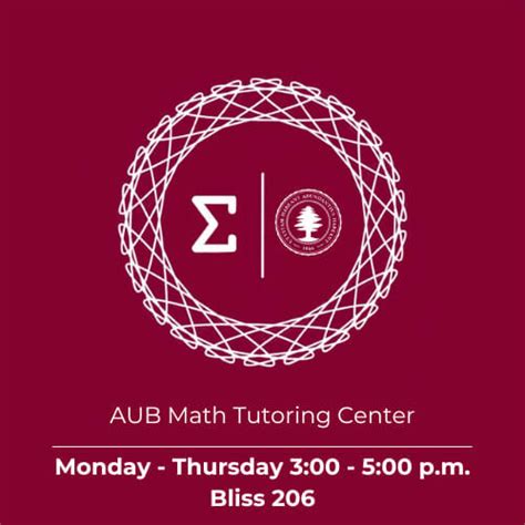 Department Of Mathematics At Aub On Linkedin Need Any Help With Your Math Courses Math 101