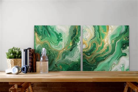 Malachite Pattern Printable Paper Premium Scrapbook And Craft Paper Lux