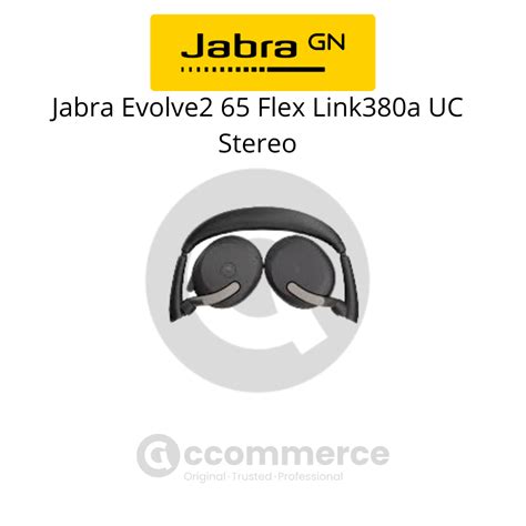 Jabra Evolve Flex Link A Uc Stereo Peredam Bising Accommerce