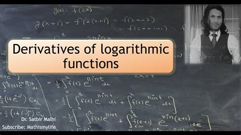 Derivatives Of Logarithmic Functions Youtube Derivatives Of Logarithmic Functions Youtube