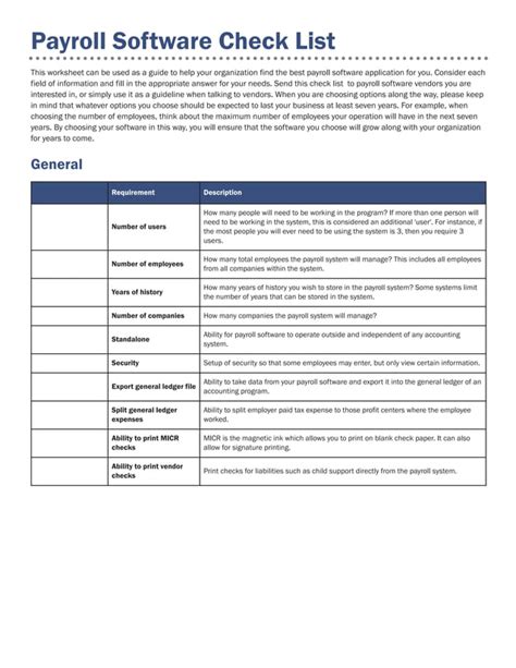 Payroll Checklist 0810 Pdf Personal Taxes Personal Finance