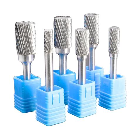 카바이드 텅스텐 스틸 그라인딩 헤드 1 개 더블 슬롯 원통형 볼 헤드 밀링 커터 목공 금속 로터리 파일 Aliexpress