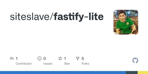 GitHub Siteslave Fastify Lite