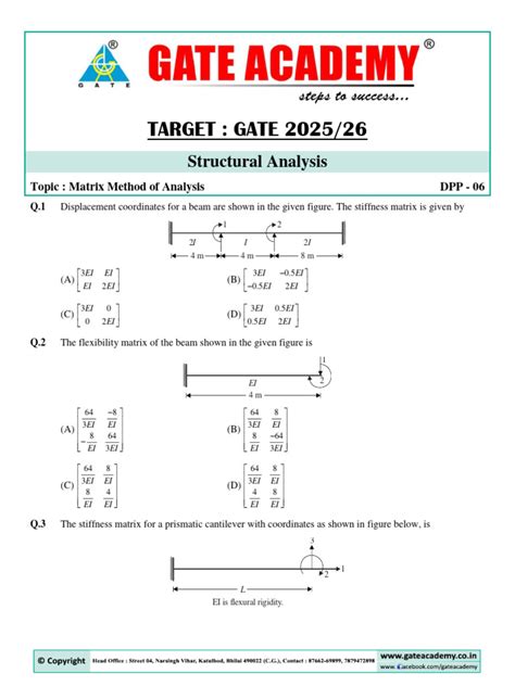 Dpp 06 Structural Anlaysis Pdf Stiffness Structural Analysis Dpp 06 Structural Anlaysis Pdf Stiffness Structural Analysis