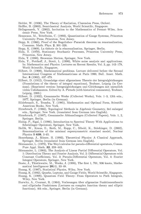 Quantum Field Theory I Basics In Mathematics And Physics A Bridge Between Mathematicians And