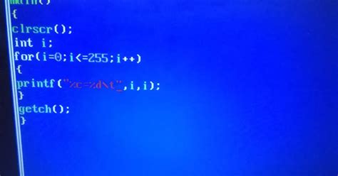 C Program To Print Ascii Table